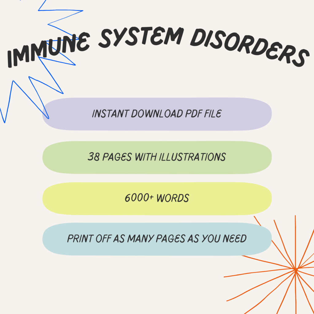 Immune Disorders Nursing Notes - Scholarly Nurse